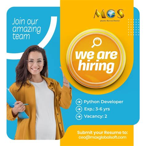 Max Global Software On Linkedin Pythondeveloper Techopportunity Softwareengineering