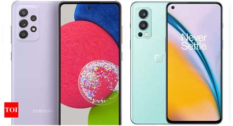 Samsung Galaxy A52s Vs OnePlus Nord 2 How The Two New 5G Phones Compare Times Of India