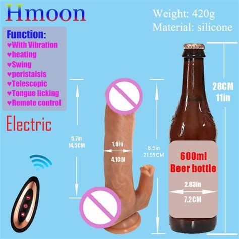Gode Télescopique Vibrant Doux Et Réaliste Pour Femme Masturbation