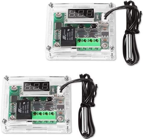 Greluma Pezzi Modulo Regolatore Di Temperatura Con Custodia Modulo Termostato Digitale Con