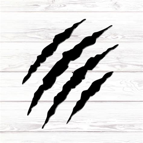 Calcomanía De Garras Pegatinas De Garra Blanca Calcomanías Etsy