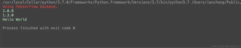 tensorflow python3 7 mac环境配置和安装 linux 安装tensorflow python3 7 csdn博客