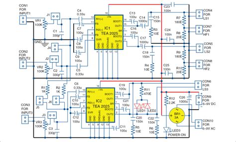 Surround Sound System Circuit Diagram Diagram Board