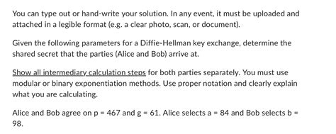Solved You Can Type Out Or Hand Write Your Solution In Any Chegg Com