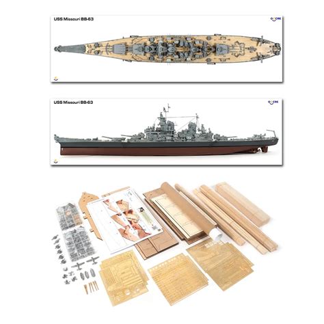 Uss Missouri Ship Model Occre