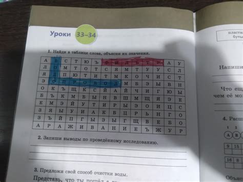 Найди в таблице слова объясни их значения Школьные Знания Com
