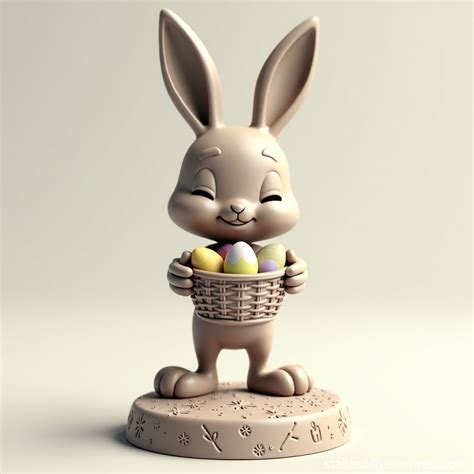 Pixar Chibi Bugs Bunny 3d Print Stable Diffusion Online