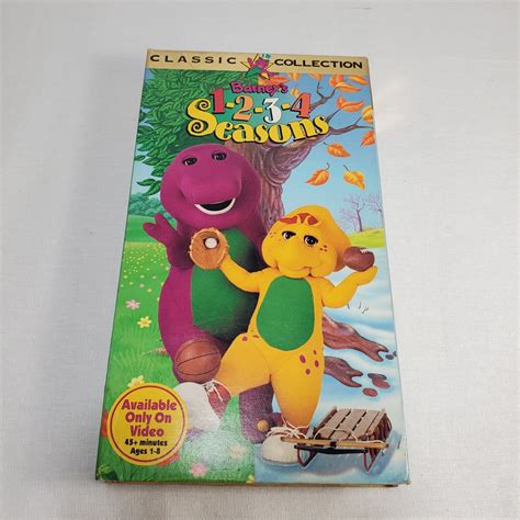Barneys 1 2 3 4 Seasons Vhs 1996 Classic Grelly Usa