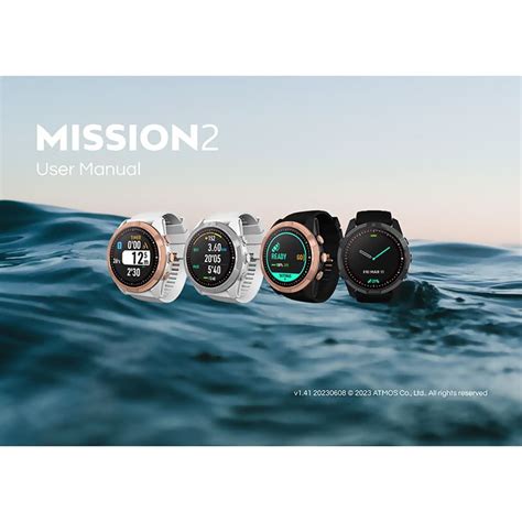Atmos MISSION 2 dive computer User Manual