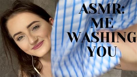ASMR ME WASHING YOU Water And Cloth Sounds In The Bath YouTube