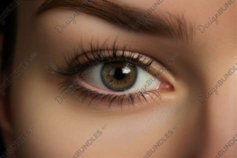 Close Up Of Beautiful Brown Eye
