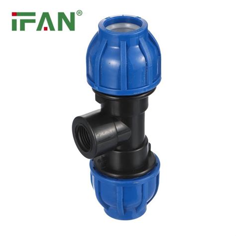 China Hdpe Female Tee Manufacturers Suppliers Factory Wholesale Hdpe Female Tee In Stock