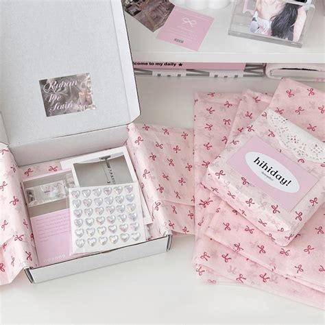 10 Sheets Ins Ballet Bowknot Copying Paper T Wrappers Packaging