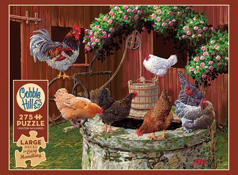 The Chickens Are Well 275 Pieces Cobble Hill Puzzle Warehouse