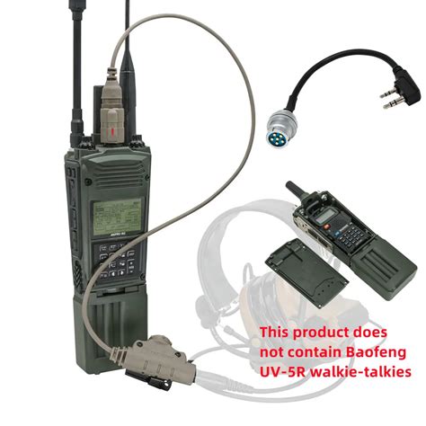 Tactical Prc163 Yaesu Vertex Plug Harris Military Radio Dummy Virtual