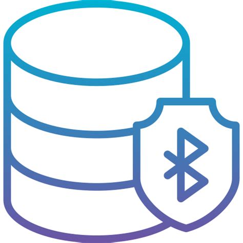 database generic gradient icon