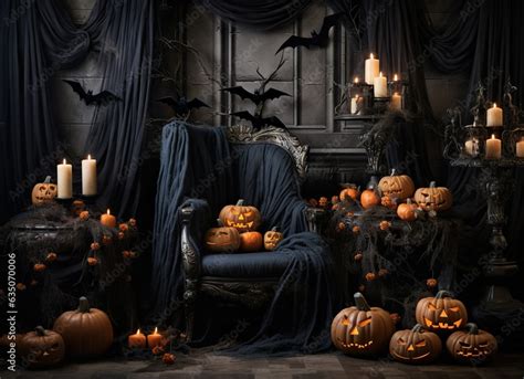 Spooky Halloween Backdrop A Hauntingly Atmospheric Background That