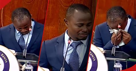 Kisii Dg Impeachment Man Sheds Tears Recounting How Deputy Governor