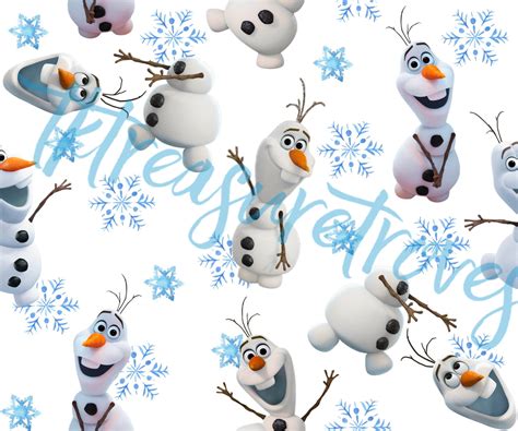 Olaf Seamless File Olaf Seamless Pattern Olaf Frozen Digital