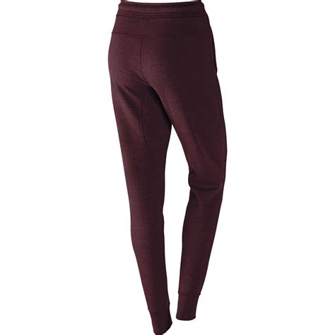 Nike Womens Tech Fleece Pants Maroon