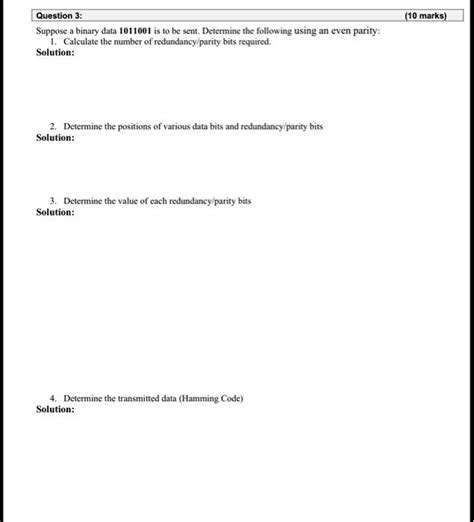 Solved Suppose Binary Data 011001 Is Sent Determine The Following