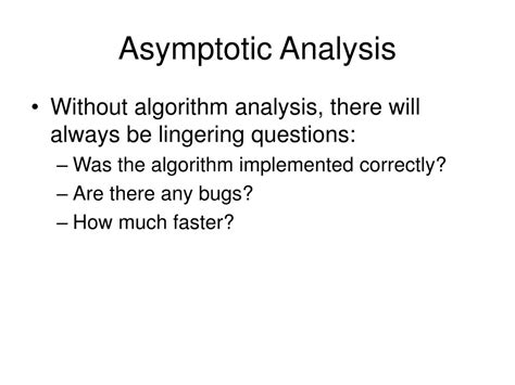 PPT Asymptotic Analysis PowerPoint Presentation Free Download ID 3802584