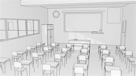 Simple Classroom Drawing