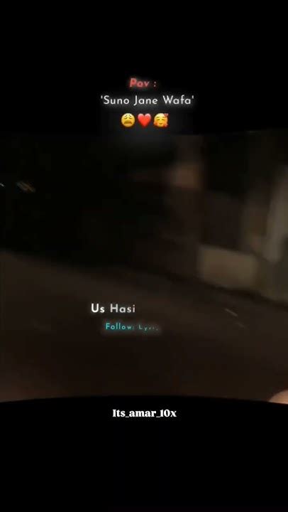 Suno Jane Wafa Like Comment Subscribe Short Video Youtube