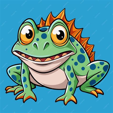 A Cartoon Drawing Of A Frog With A Mouth Open And The Word Teeth