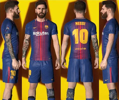 فیس با تتو کامل لیونل مسی برای Pes2017 مودینگ وی