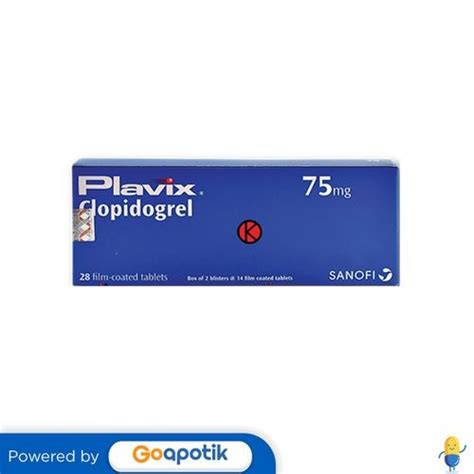 Jual Plavix 75 Mg Box 28 Tablet Shopee Indonesia