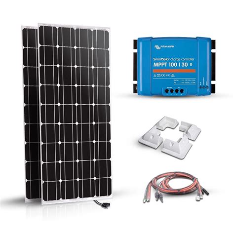 Kit Solaire 320W 2x160w 12V Camping Car Caravane Bateau Victron Energy