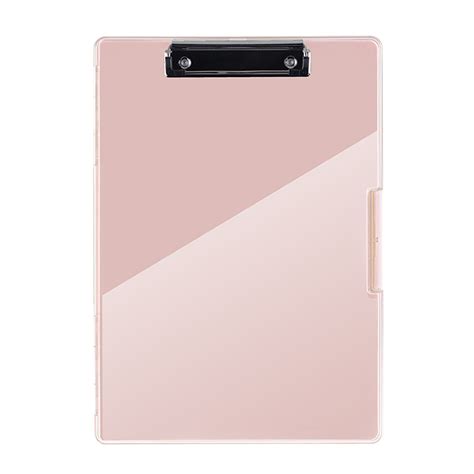 Aqzb Office Clipboard Sturdy Double Layer With Side Opening Secure