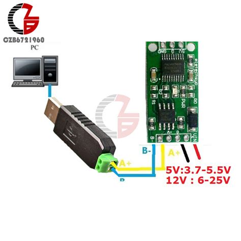 Dc 5v 12v Ds18b20 Rs485 Rs232 Ttl Com Uart 온도 수집 센서 Modbus Rtu