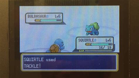 Pokemon Leafgreen First Battle Vs Rival Blue Youtube