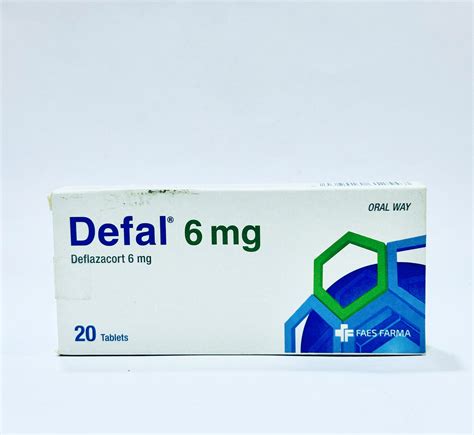 Defal 6mg Tablet Deflazacort X20 Medecify