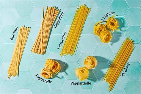 Pictures Of Pasta Shapes