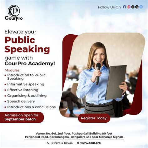 Courpro Academy On Linkedin Courproacademy Courpro Publicspeaking