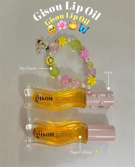 Gisou Lip Oil 🍯🐝 Lip Oil Lips Diy Lip Gloss