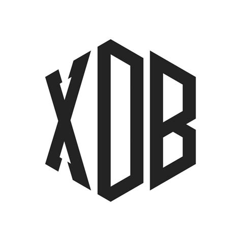 Premium Vector Xdb Logo Design Initial Letter Xdb Monogram Logo Using