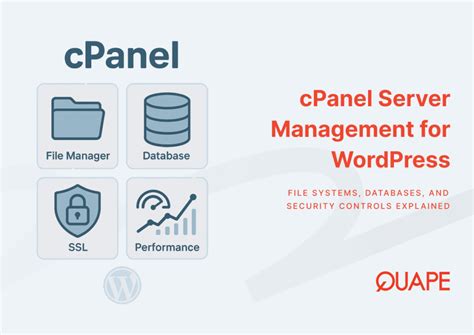 Cpanel Server Management For Wordpress Hosting Basics