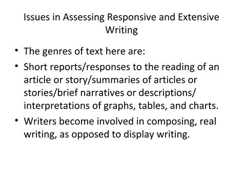 Chapter 9 Assessing Writing Ppt