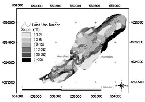 Slope Map Of The Study Area Download Scientific Diagram
