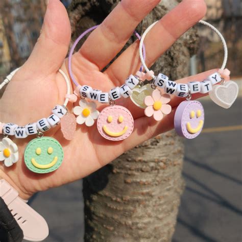 스위티and스마일 Kr 3컬러 와이어 키링 백참가방고리 아이디어스