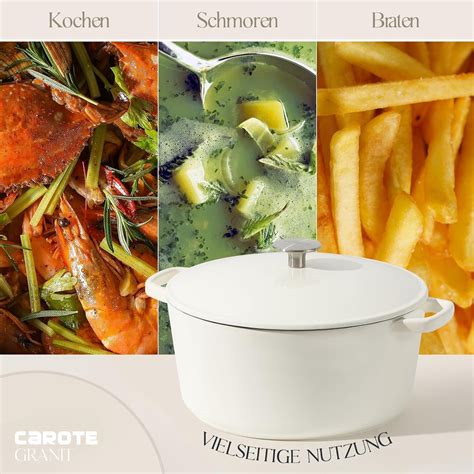 Gietijzeren Braadpan Met Deksel 26CM 5L Ronde Cocotte Gietijzeren Braadpan Bol