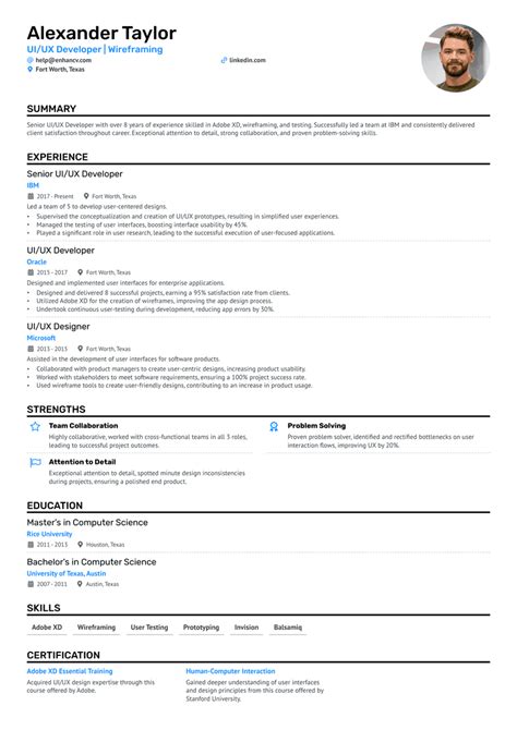 10 UI Developer Resume Examples Guide For 2024
