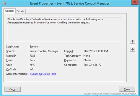 Web Application Proxy Service Not Starting Due To Malformed