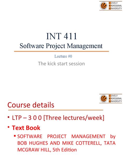 Software Project Management: The Kick Start Session | PDF | Project ...