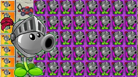 Pvz 2 Knight Pea Plant Max Level Vs All Final Boss Pvz 2 Mod Team