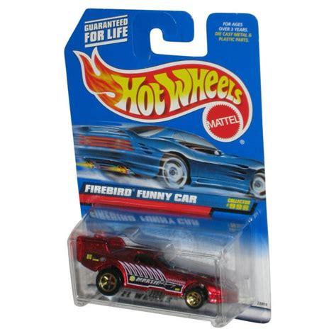 Hot Wheels Firebird Funny Car 1998 Mattel Red Die Cast Toy Car 998 Walmart Business Supplies